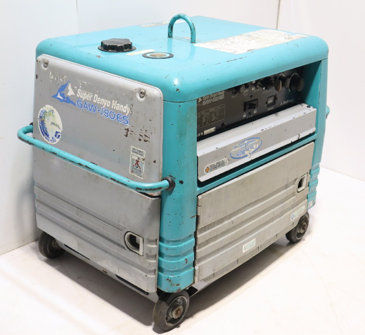 西P Denyo デンヨー Super Denyo Handy エンジン溶接機 発電機 GAW-180ES 3O-837(アーク溶接機)｜売買されたオークション情報、yahooの商品情報を ...