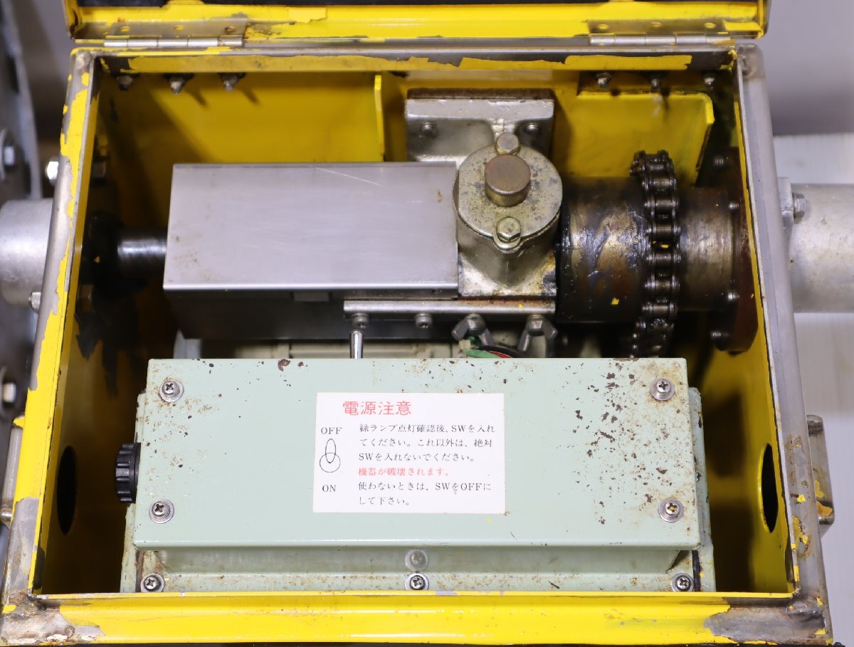 Yahoo!オークション - 西H 三明電子 イカ釣り機 巻上げ SE-30 DC24V 3O...