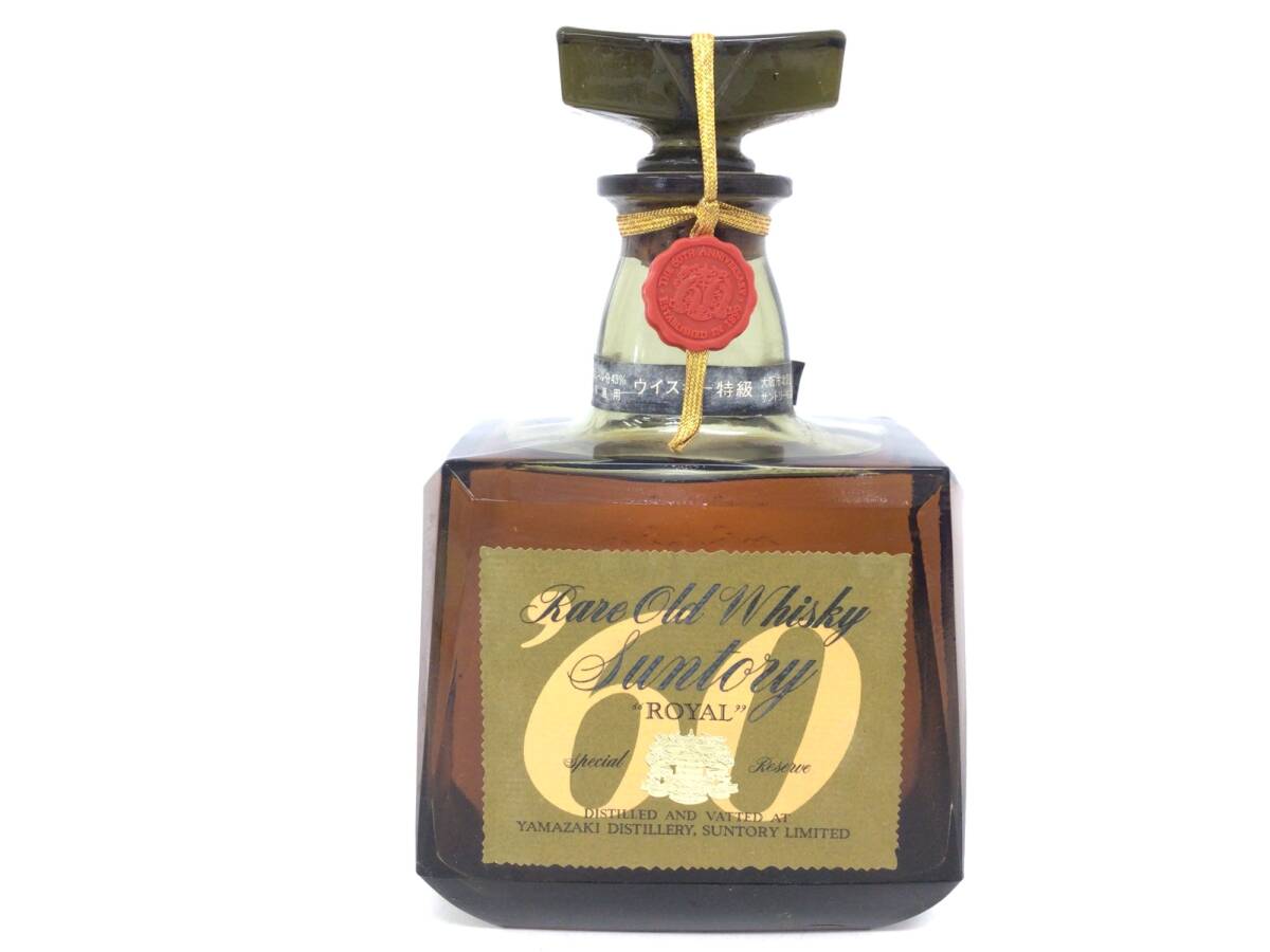 Yahoo!オークション - ウイスキー サントリー ローヤル‘60 720ml 重量...