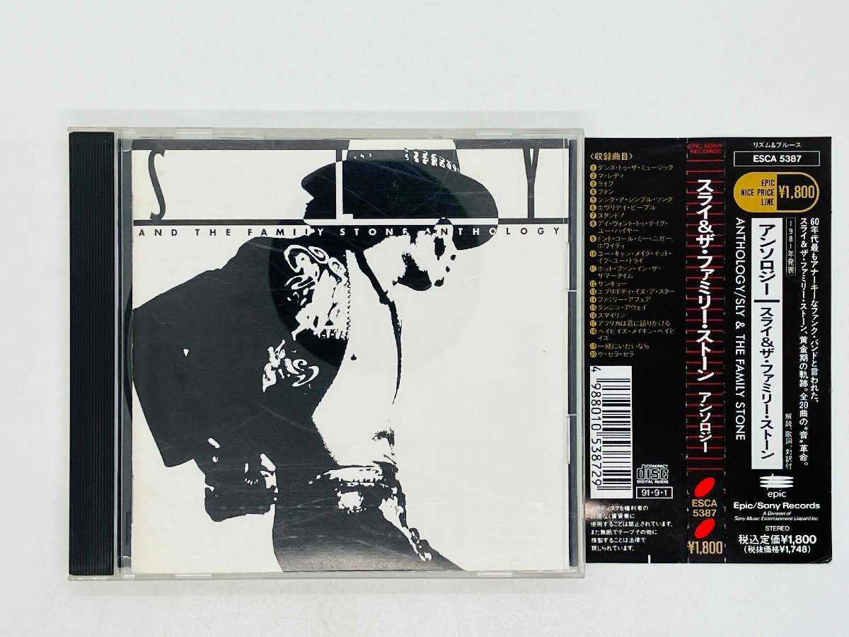 CD スライ & ザ ファミリー ストーン / アンソロジー / SLY & THE FAMILY STONE ANTHOLOGY 帯付き ESCA5387 P06(R&B、ソウル)｜売買され ...