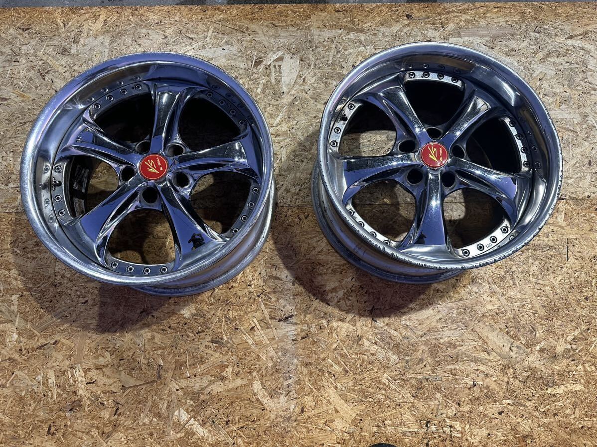 Yahoo!オークション - 希少 廃盤品 WORK VS-KF 18インチ 9J +21 5H PCD...