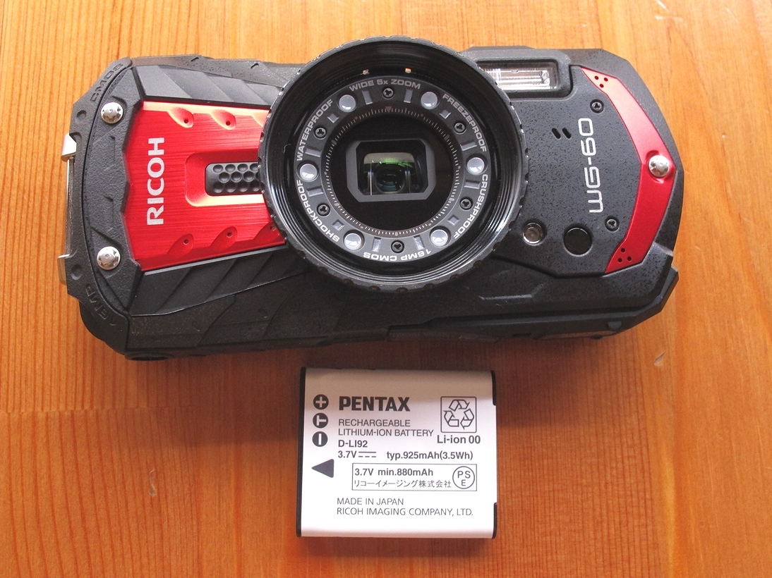 Yahoo!オークション - 美品 RICOH WG-60 リコー コンパクトデジタルカ...