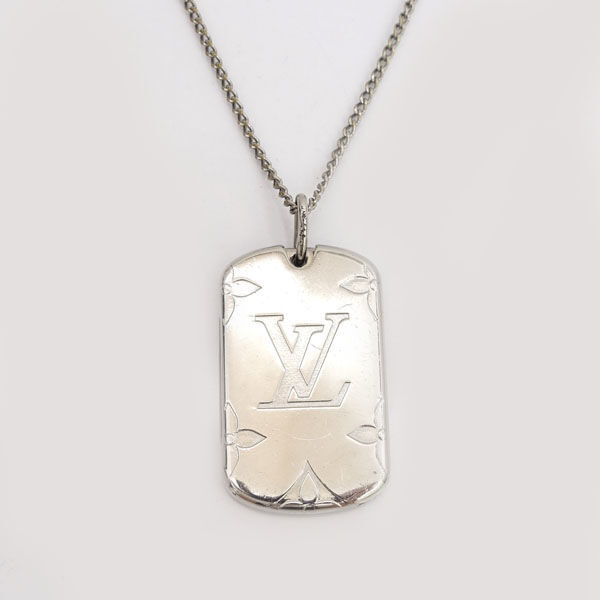 Yahoo!オークション - ルイヴィトン LV モノグラム ロケット ネックレ...