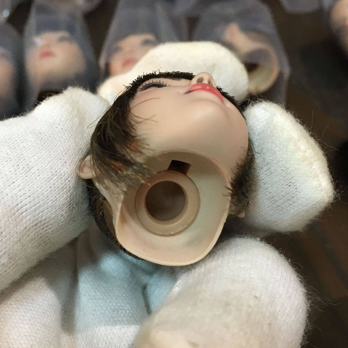 Yahoo!オークション - B19 1/6 フィギュア ヘッド 女性ヘッド 植毛タイ...