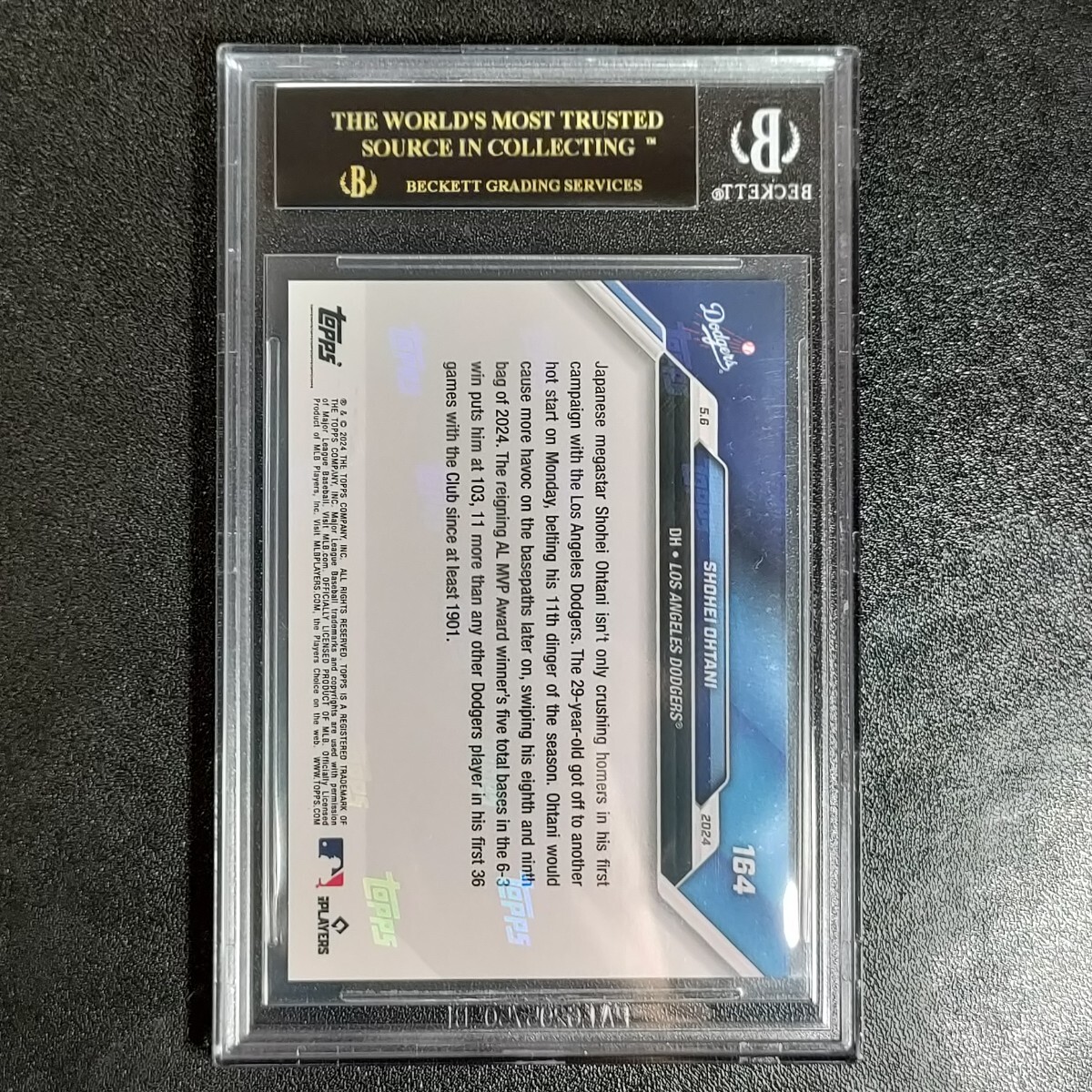 Yahoo!オークション - 【BGS10 ブラックラベル】TOPPS NOW #164 大谷翔...