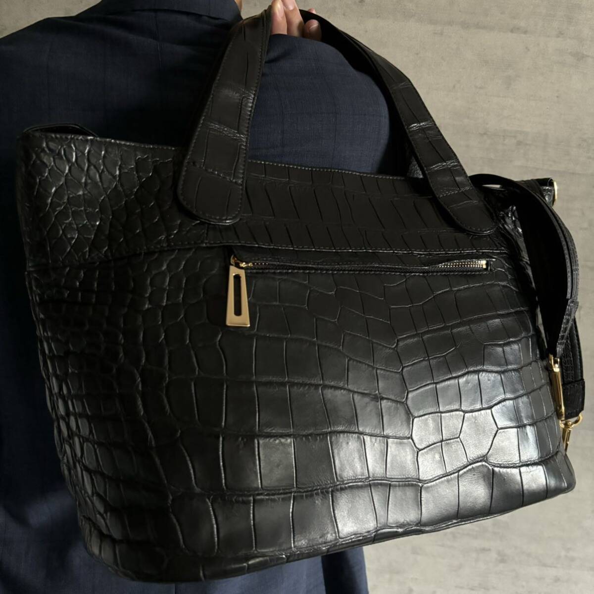 Yahoo!オークション - 参考定価50万超 美品 JRA A4 2way クロコダイル ...