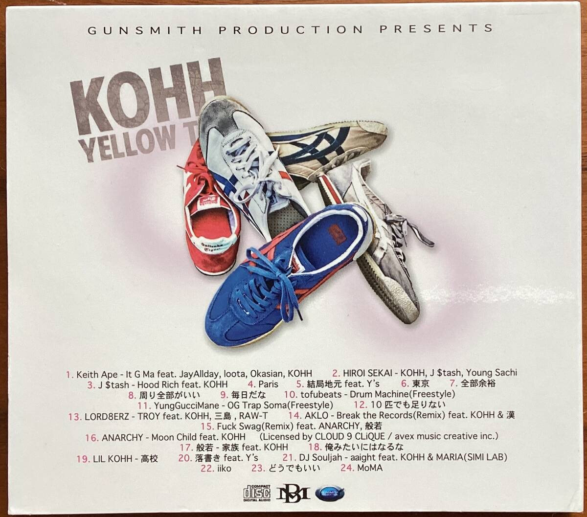 Yahoo!オークション - 美品 KOHH Yellow Tape 3 AKLO Anarchy 漢 般若 ...