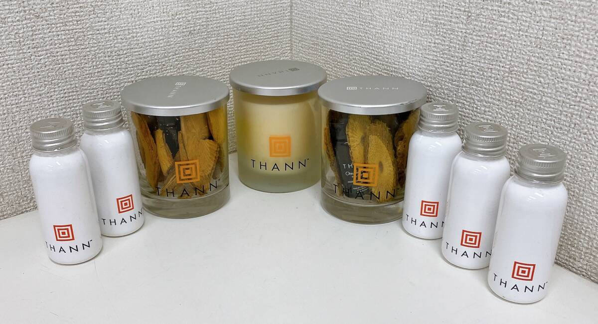 Yahoo!オークション - 【THANN タン アロマティック キャンドル などま...