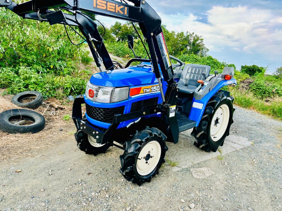 イセキトラクター TM150 UKXZ 15馬力 595時間 埼玉県 フリントローダー(車体)｜売買されたオークション情報、yahooの商品情報をアーカイブ公開 - オークファン（aucfan ...