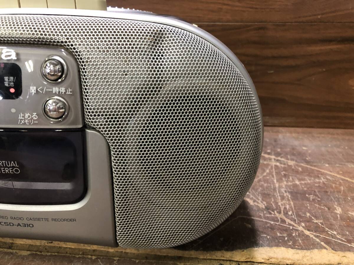 Yahoo!オークション - Jラ1167 アイワ AIWA ステレオCDラジカセ CSD-A3...