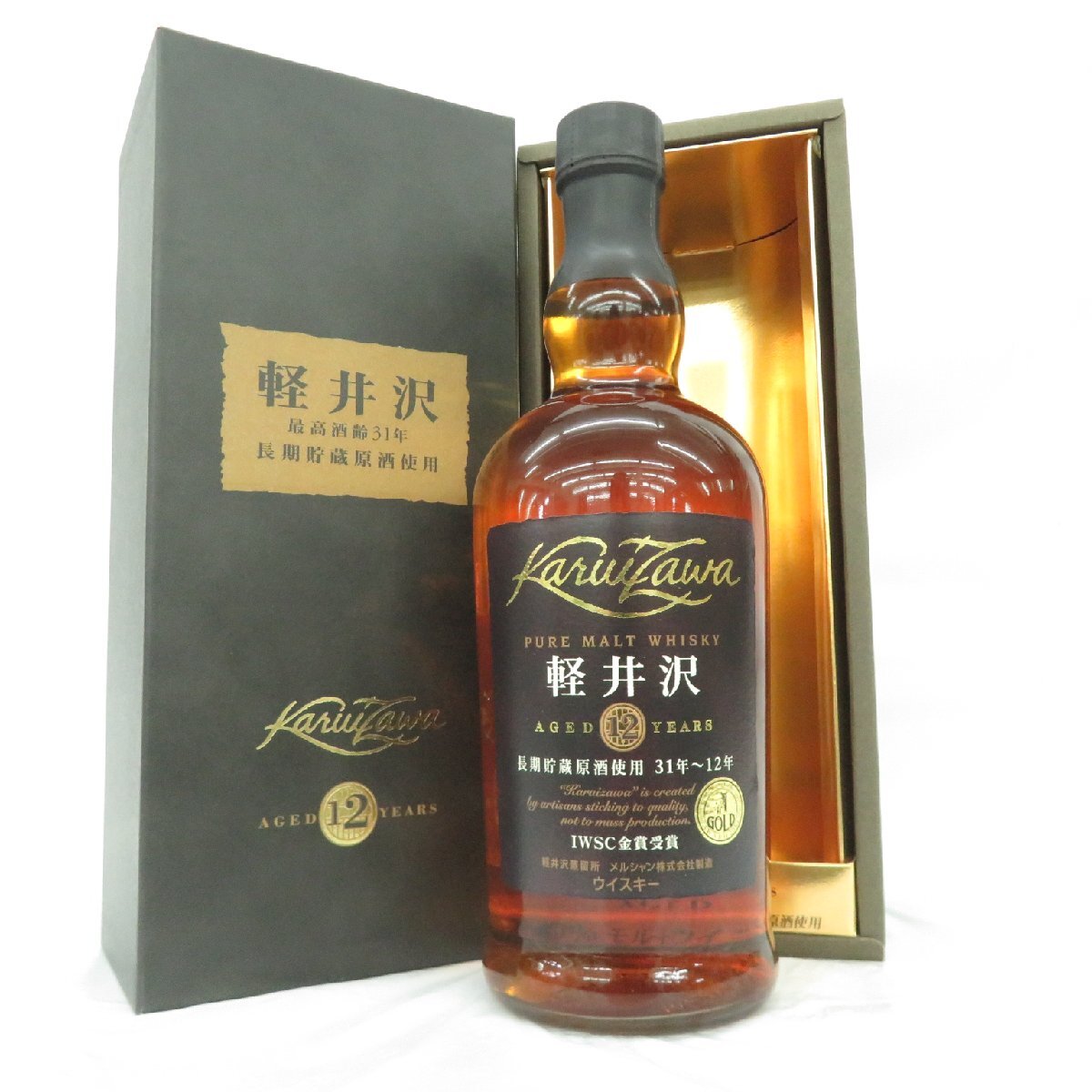 未開栓 メルシャン 軽井沢 12年 長期貯蔵原酒使用 31年 12年 ピュアモルト ウイスキー 700ml 40％ 箱付 11651551 0818(日本)｜売買されたオークション情報 ...