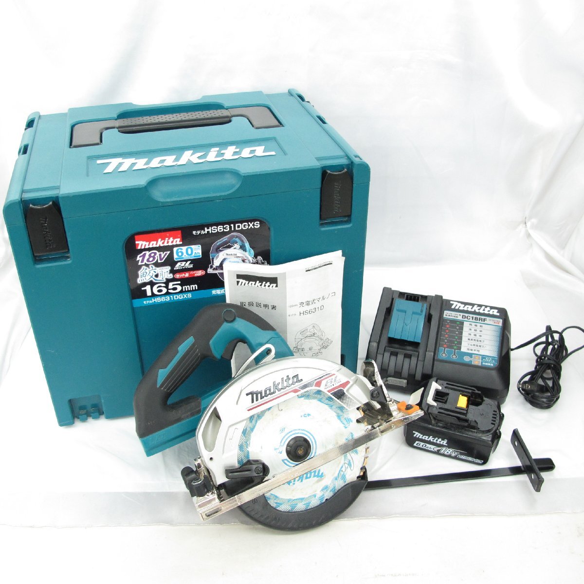 品 makita マキタ 165mm 充電式マルノコ HS631DGXS 907347438 0825(丸のこ)｜売買されたオークション情報、yahooの商品情報をアーカイブ公開 ...