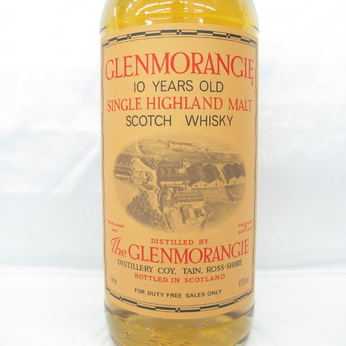 1円 未開栓 GLENMORANGIE グレンモーレンジィ 10年 シングル ハイランドモルト ウイスキー 1000ml 43% 箱付 11651553 0827(ハイランド)｜売買された ...