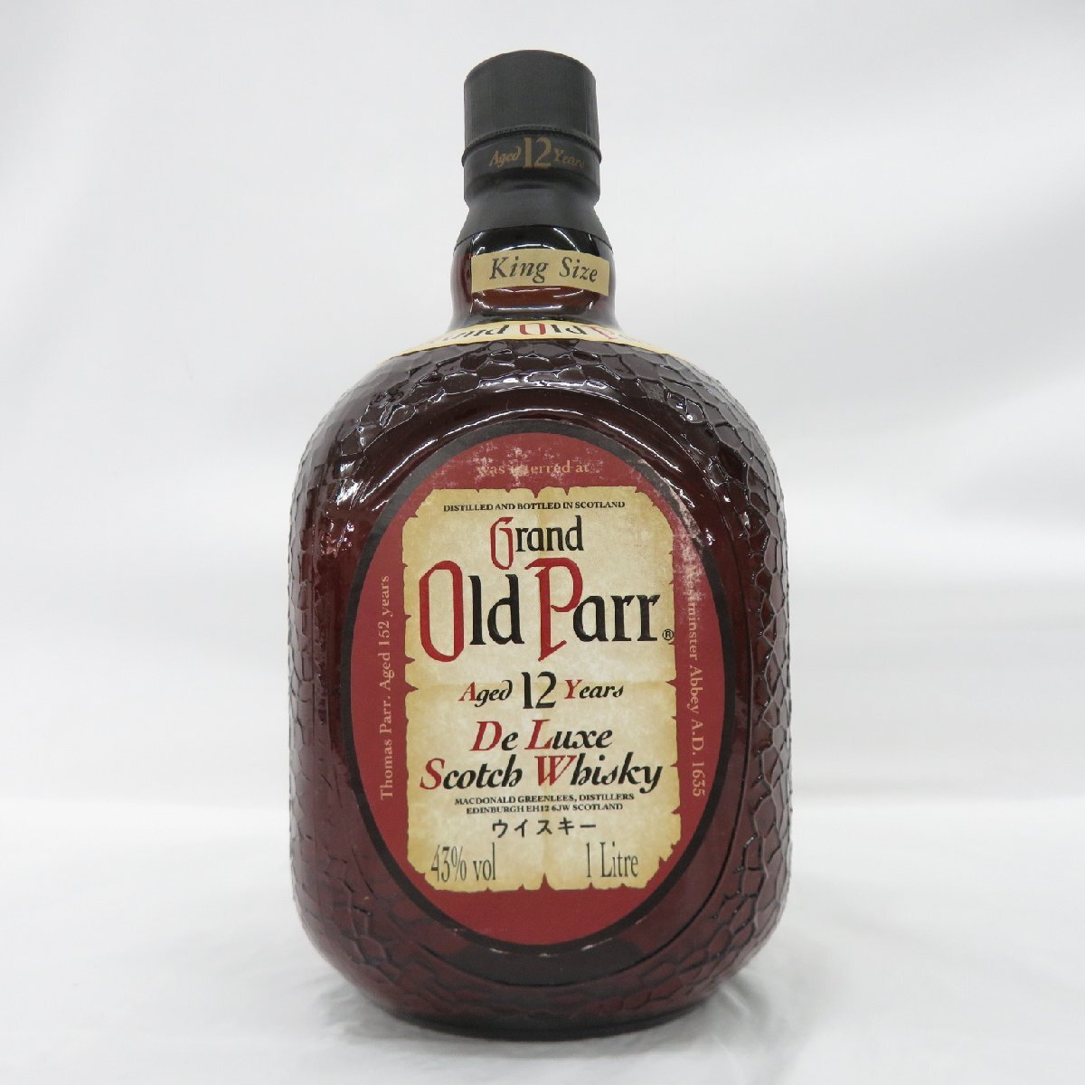 未開栓 Grand Old Parr オールドパー 12年 デラックス ウイスキー 1000ml 43% 11649997 0827(スコッチ)｜売買されたオークション情報、yahooの商品 ...