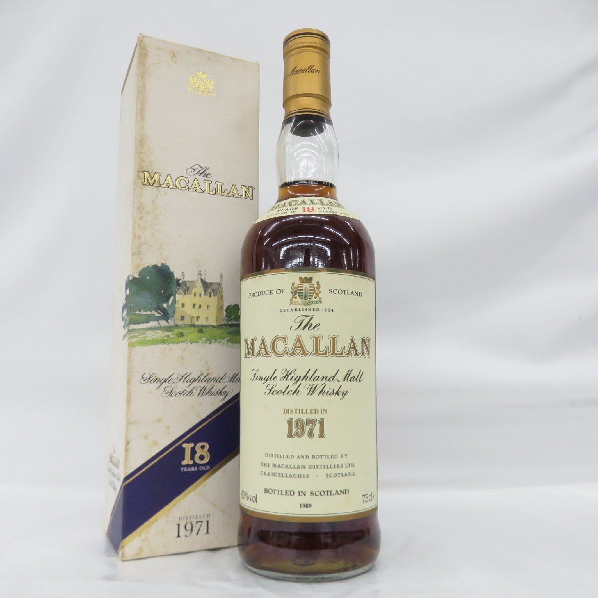 未開栓 The MACALLAN ザ マッカラン 18年 1971-1989 マチュアード イン シェリーウッド ウイスキー 750ml 43％ 箱付 11655994 0828(ハイランド ...
