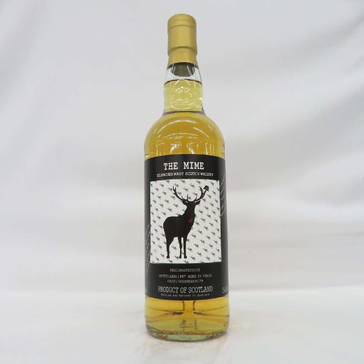 未開栓 THE MIME ザ マイム ブレンデッドモルト 24年 1997-2021 ホグスヘッド 鹿ラベル for 信濃屋 ウイスキー 700ml 54.4% 11651595 0828 ...