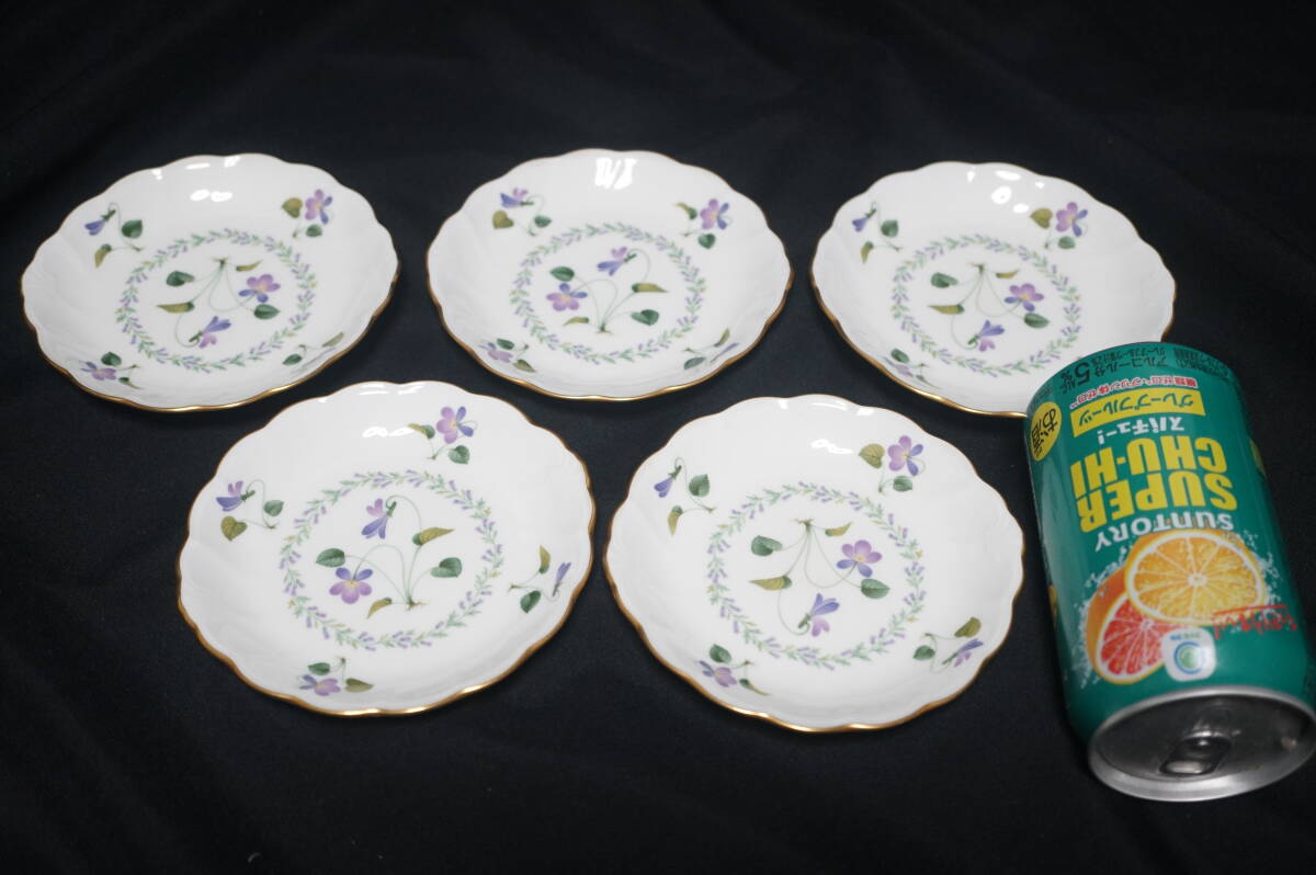 Yahoo!オークション - 【AB9】 ノリタケ バイオレットドリーム 豆皿 小...