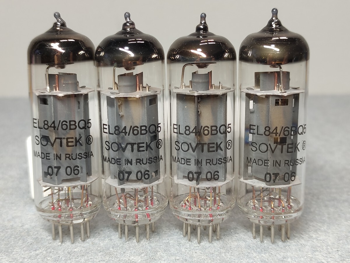Yahoo!オークション - 真空管 SOVTEK EL84/6BQ5 4本セット 動作未確認 ...