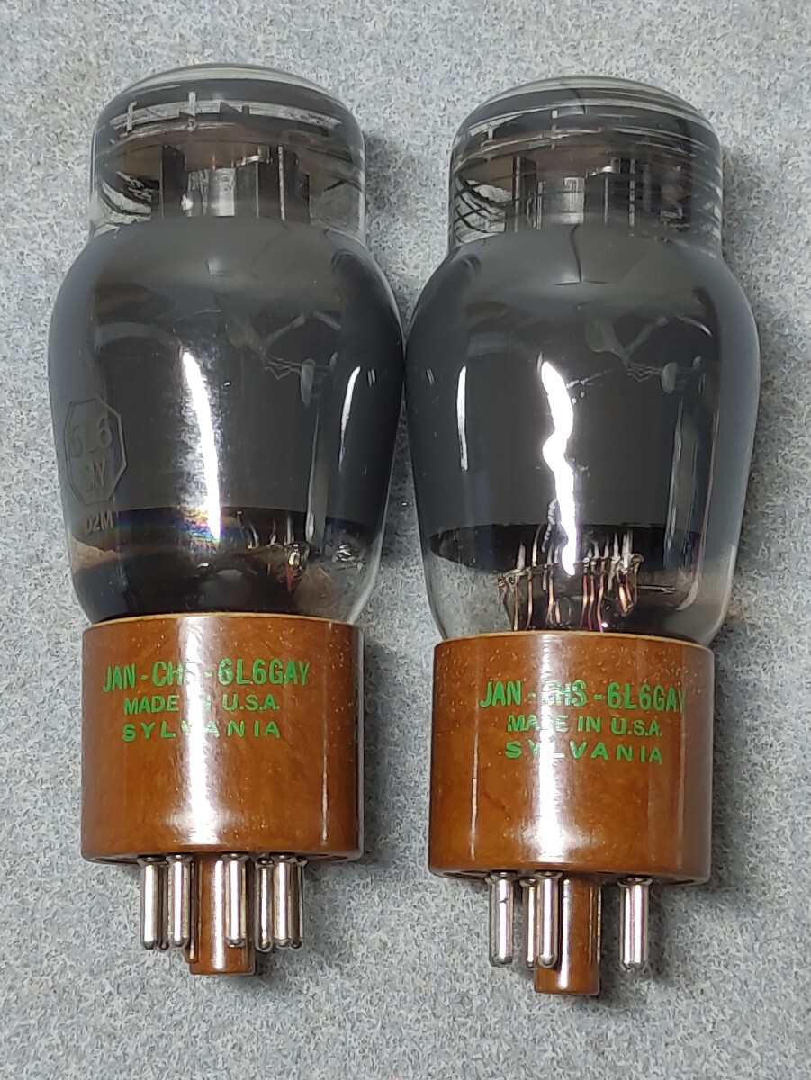真空管 SYLVANIA JAN-CHS-6L6GAY 2本セット 動作未確認 管S105 ②(真空管)｜売買されたオークション情報、yahooの商品情報をアーカイブ公開 - オークファン ...