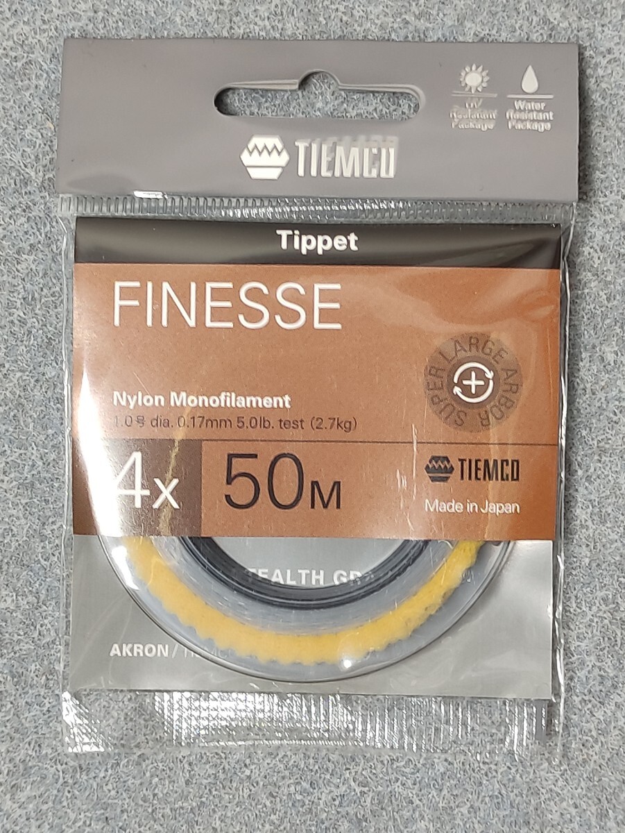 Yahoo!オークション - TIEMCO ティペット FINESSE フィネス 4X 50M 管T126