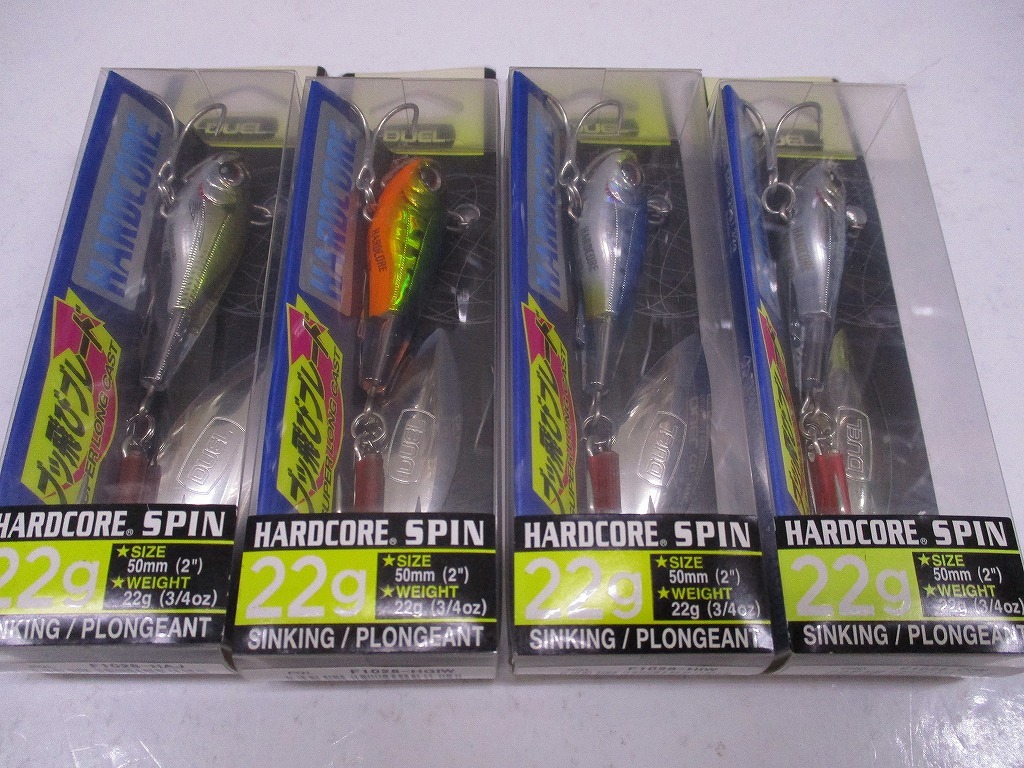Yahoo!オークション - デュエル ハードコア スピン22g 4色セット