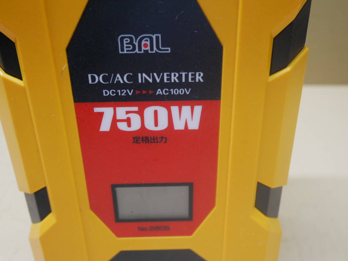 Yahoo!オークション - BAL DC/AC インバーター 750W DC12V No.2805 即...