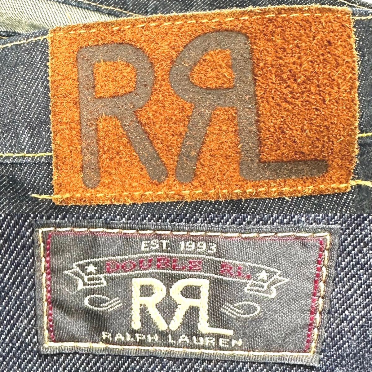 Yahoo!オークション - 1円 美品 RRL ダブルアールエル レザー トリム ...