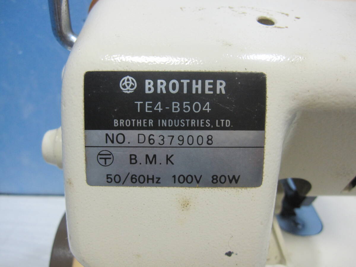 Yahoo!オークション - BROTHER ロックミシン TE4-B504 通電ジャンク品 ...
