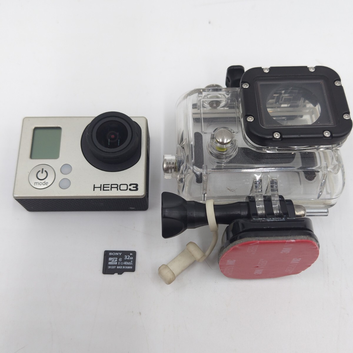 Yahoo!オークション - GoPro HERO3 ゴープロ メモリ32GB ケース まとめ...