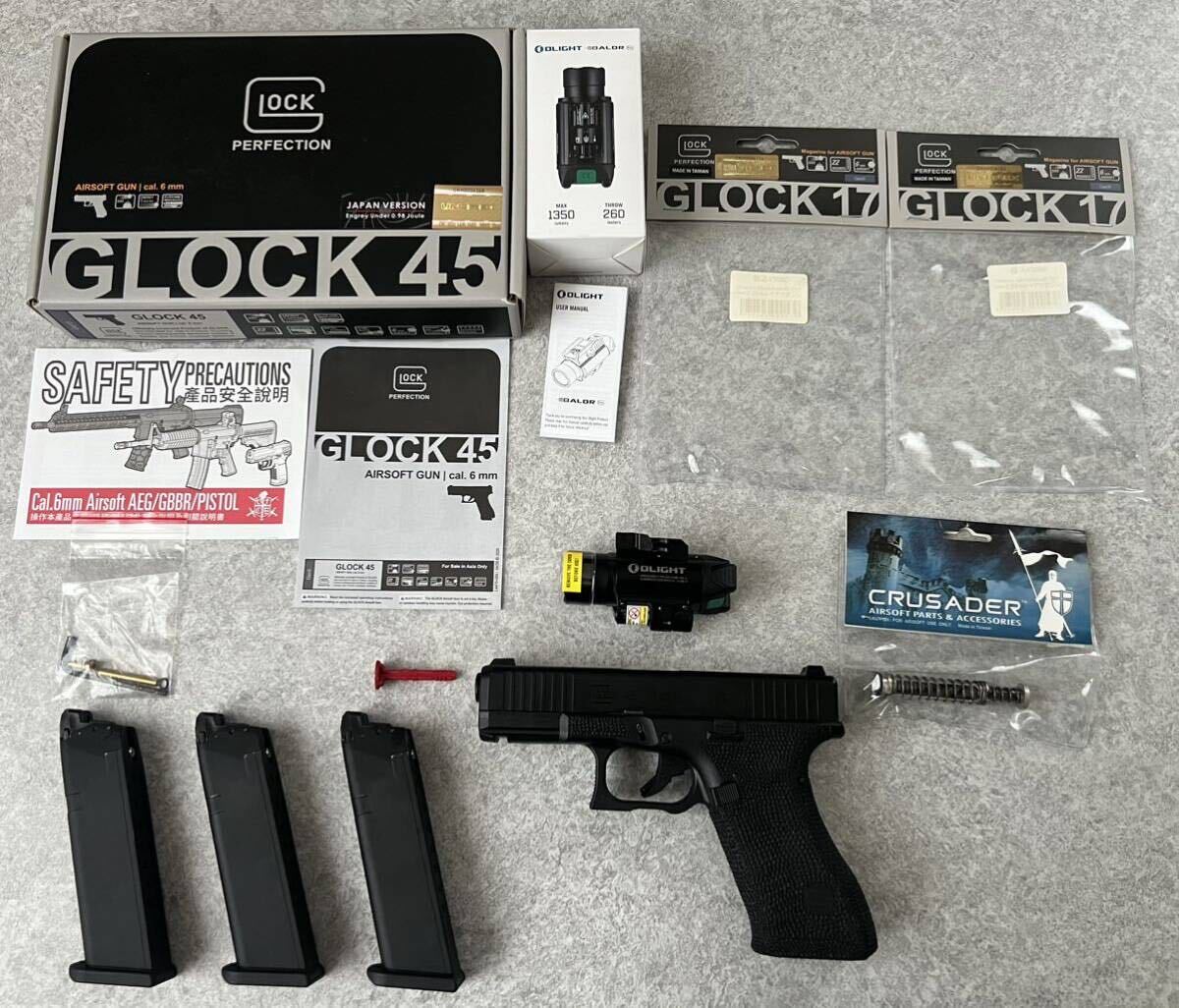 Yahoo!オークション - UMAREX VFC G45 Gen5 GBB 予備マガジン ステッピ...