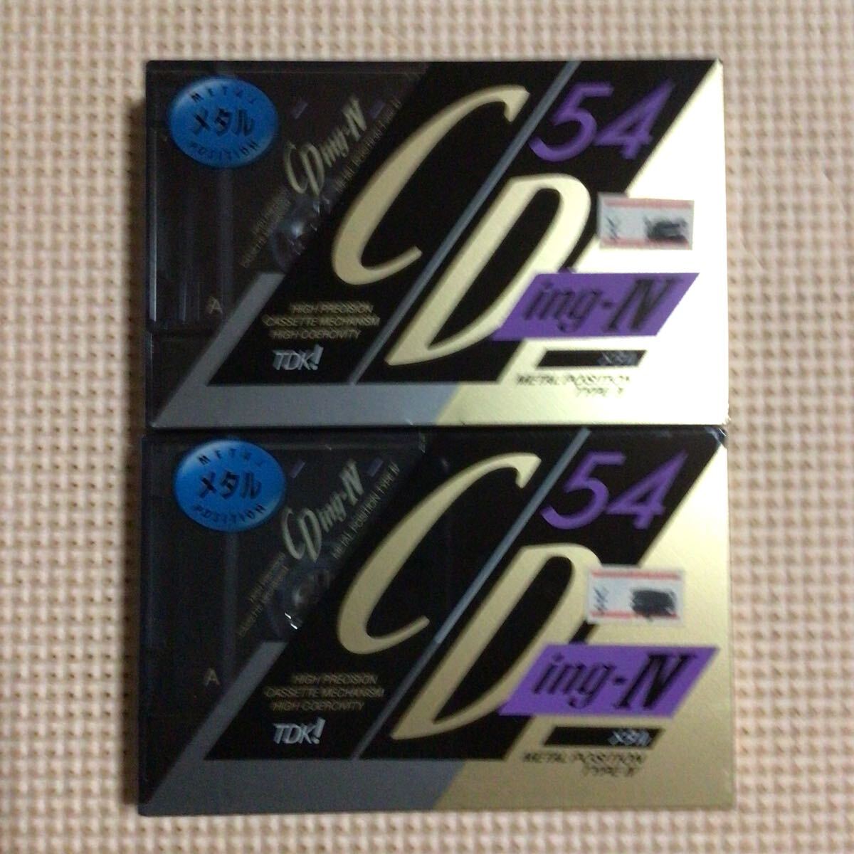 Yahoo!オークション - TDK CDing Ⅳ METAL 54 メタルポジション カセッ...