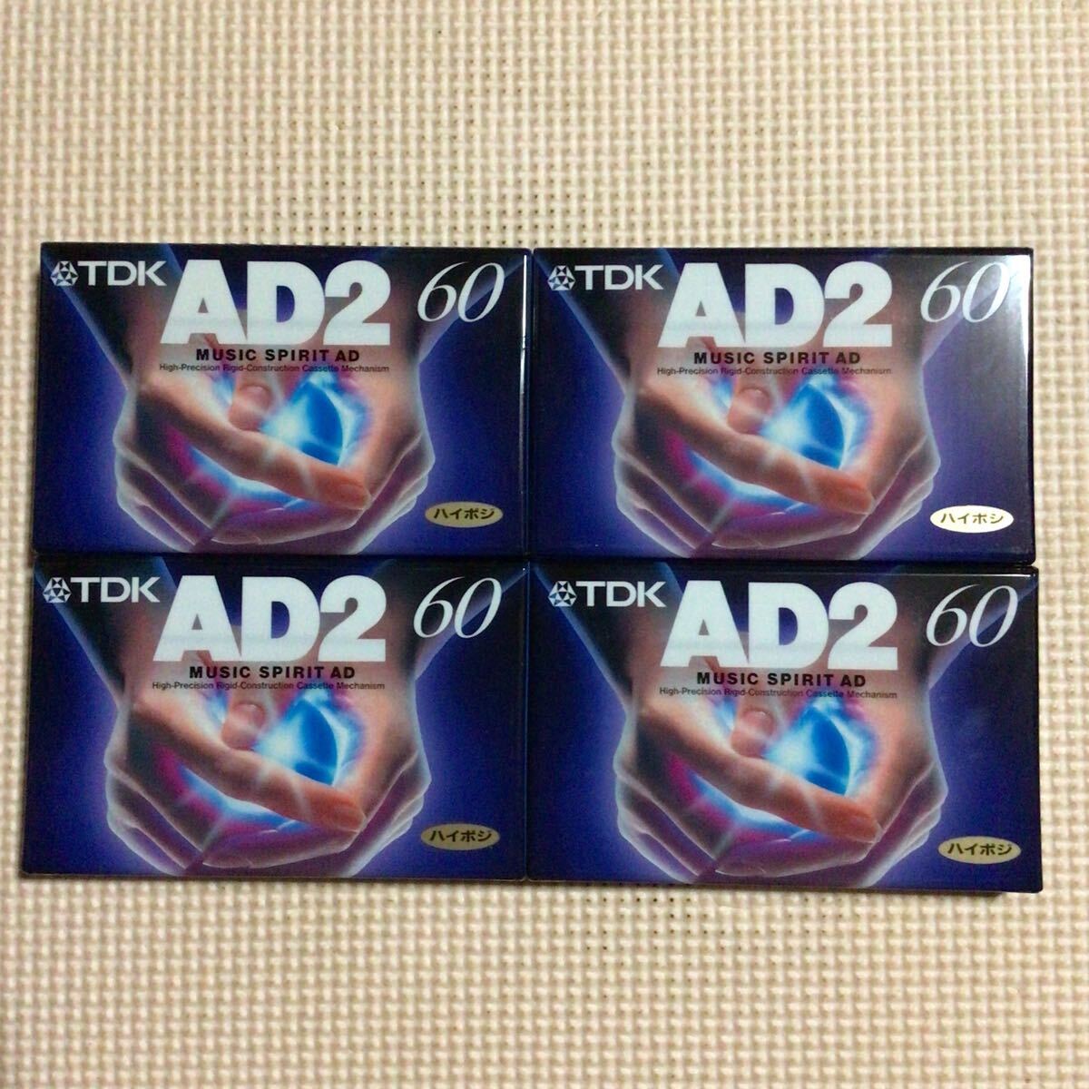 Yahoo!オークション - TDK AD2 60 ハイポジション カセットテープ4本セ...