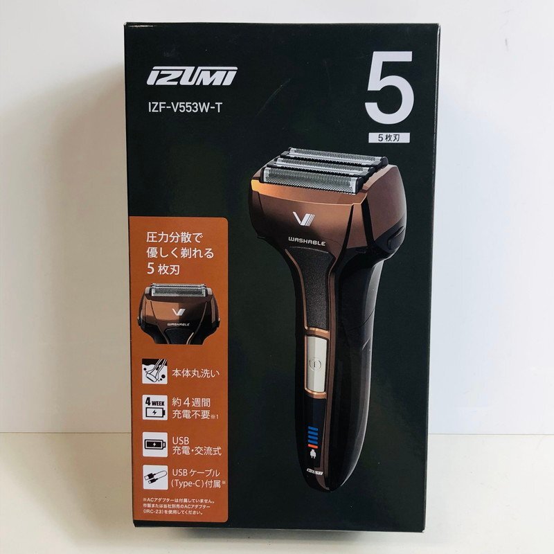 ICH 品 IZUMI シェーバー IZF-V553W-T 5枚刃 ブラウン 106-240804-aa-8-ICH(電気シェーバー)｜売買されたオークション情報、yahooの商品情報を ...