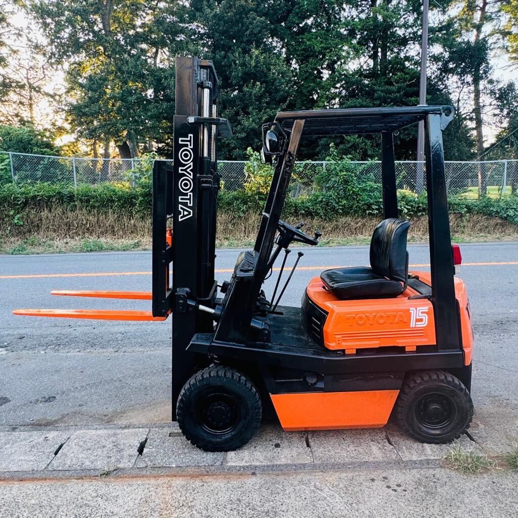 Yahoo!オークション - トヨタ フォークリフト 4FG15 1.5t ガソリン 下...