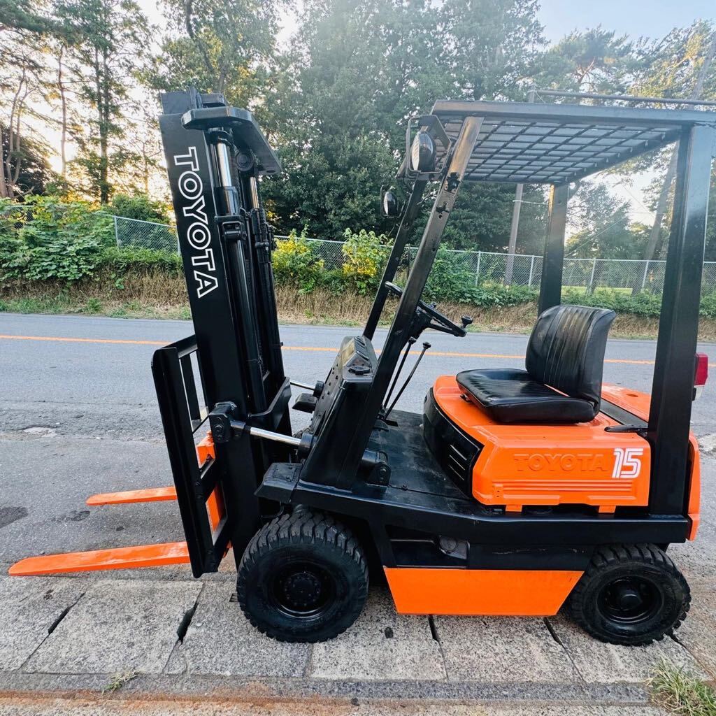 Yahoo!オークション - トヨタ フォークリフト 4FG15 1.5t ガソリン 下...
