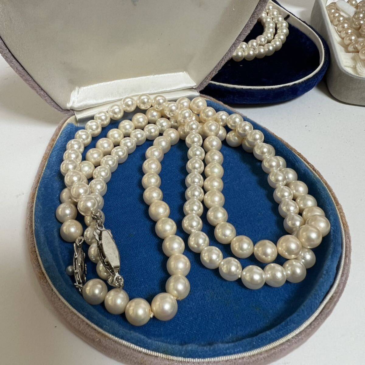 Yahoo!オークション - 遺品整理品 パール 真珠 メッキアクセサリー 925...