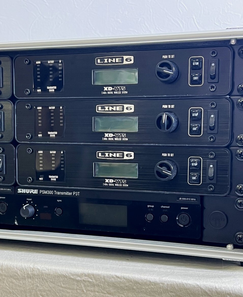 Yahoo!オークション - M2801 LINE6 XD-V75 6台・LINE6 P180パドルアン...