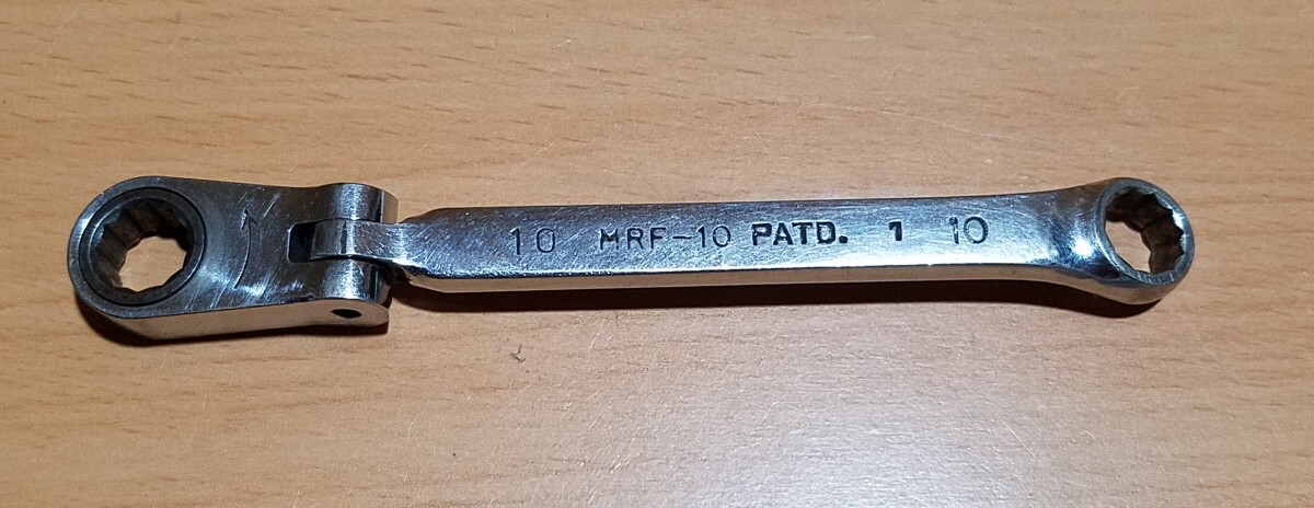 Yahoo!オークション - 67-3 中古品 KTC MRF-10 首振りラチェットメガネ...