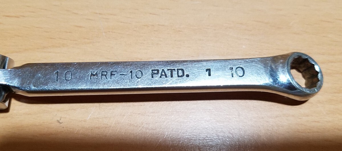 Yahoo!オークション - 67-3 中古品 KTC MRF-10 首振りラチェットメガネ...