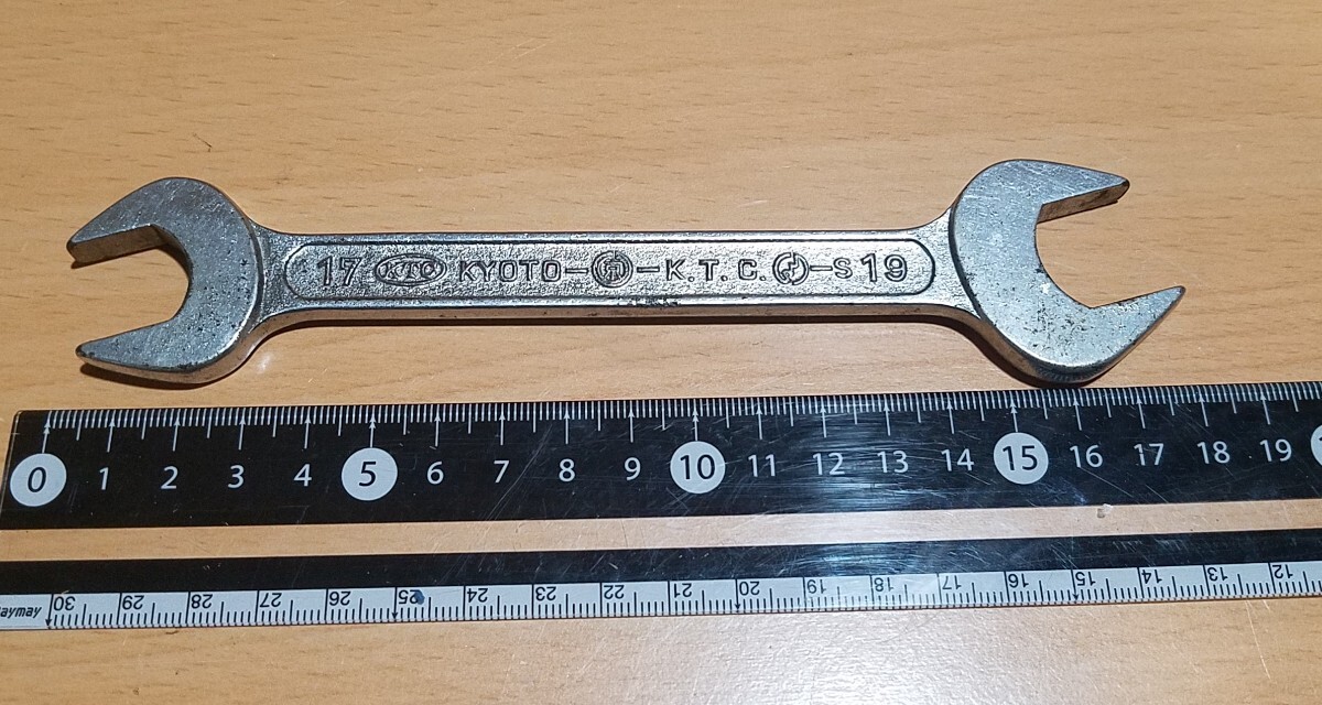 Yahoo!オークション - 69-3 中古品 KTC 17-19 両口スパナ 二重丸京 KYO...