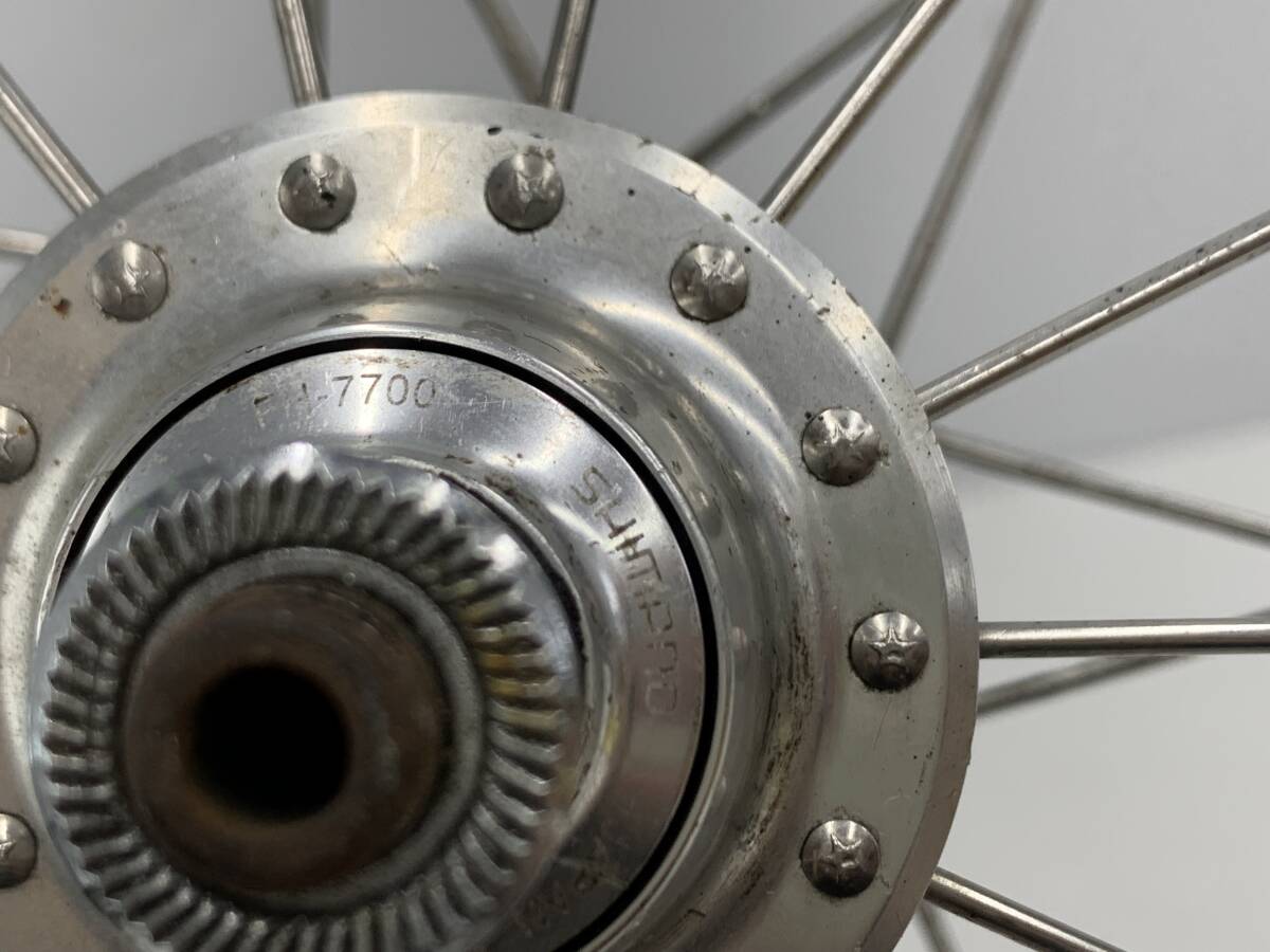 Yahoo!オークション - 15 AMBROSIO ホイール SHIMANO FH-7700 DURA-ACE...