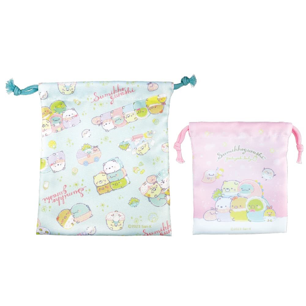 Yahoo!オークション - ティーズファクトリー すみっコぐらし 2P巾着セ...