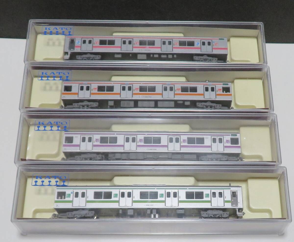 日本代購代標第一品牌【樂淘letao】－ラウンドハウス 10-916 JR 205系 3100番台 仙石線 2WAYシート編成色 4両セット 付属品取付済み 快速 KATO HB-E210系併走等