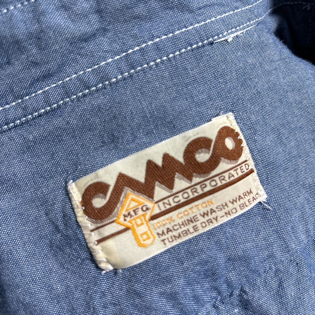 Yahoo!オークション - CAMCO シャンブレー ワーク シャツ カムコ 長袖