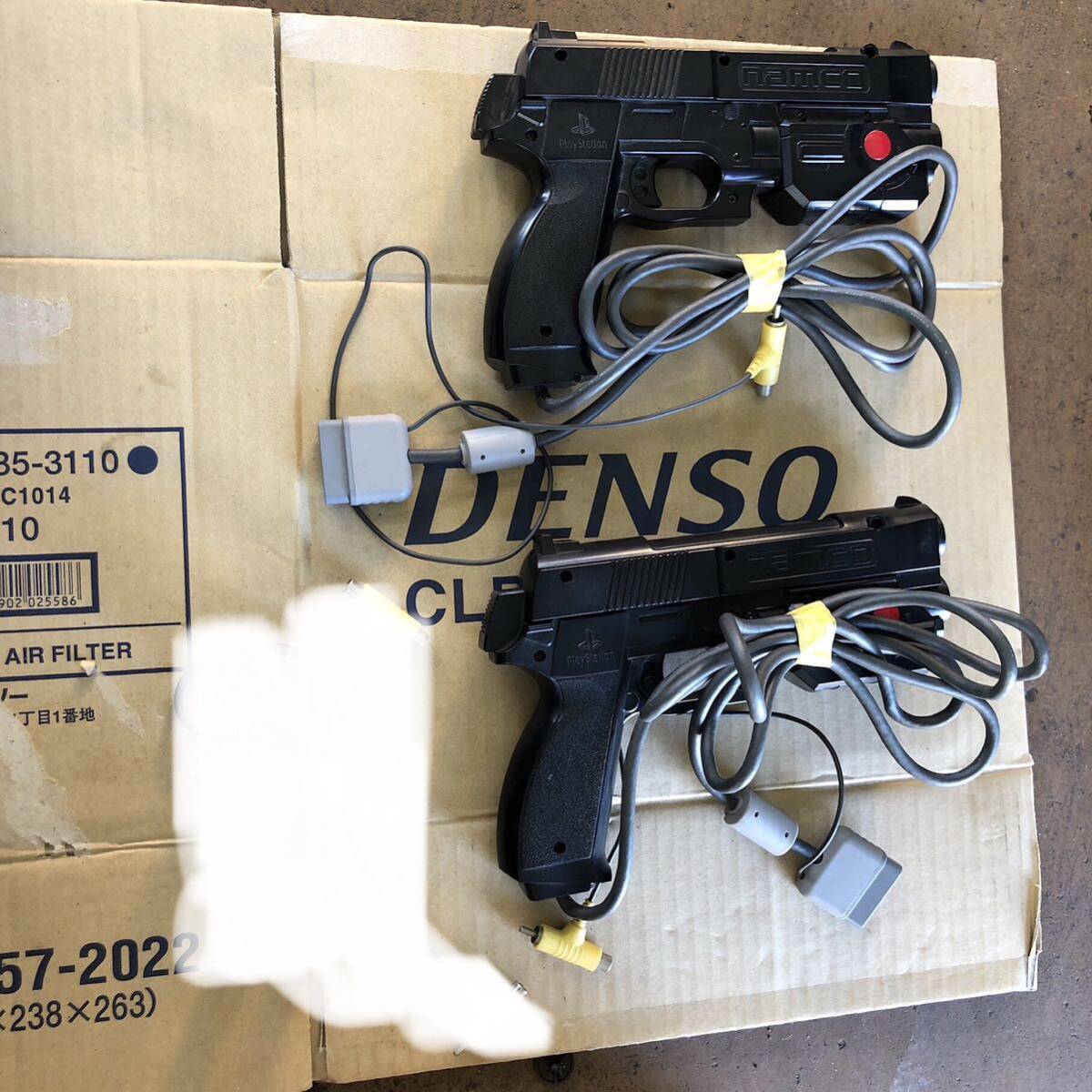 Yahoo!オークション - 動作未確認 PlayStation namco Guncon NPC-103 ...