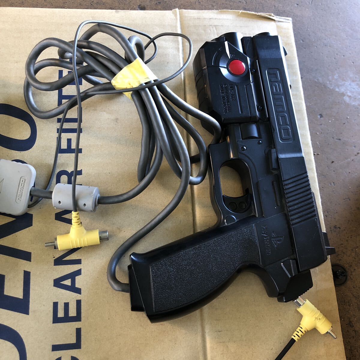 Yahoo!オークション - 動作未確認 PlayStation namco Guncon NPC-103 ...