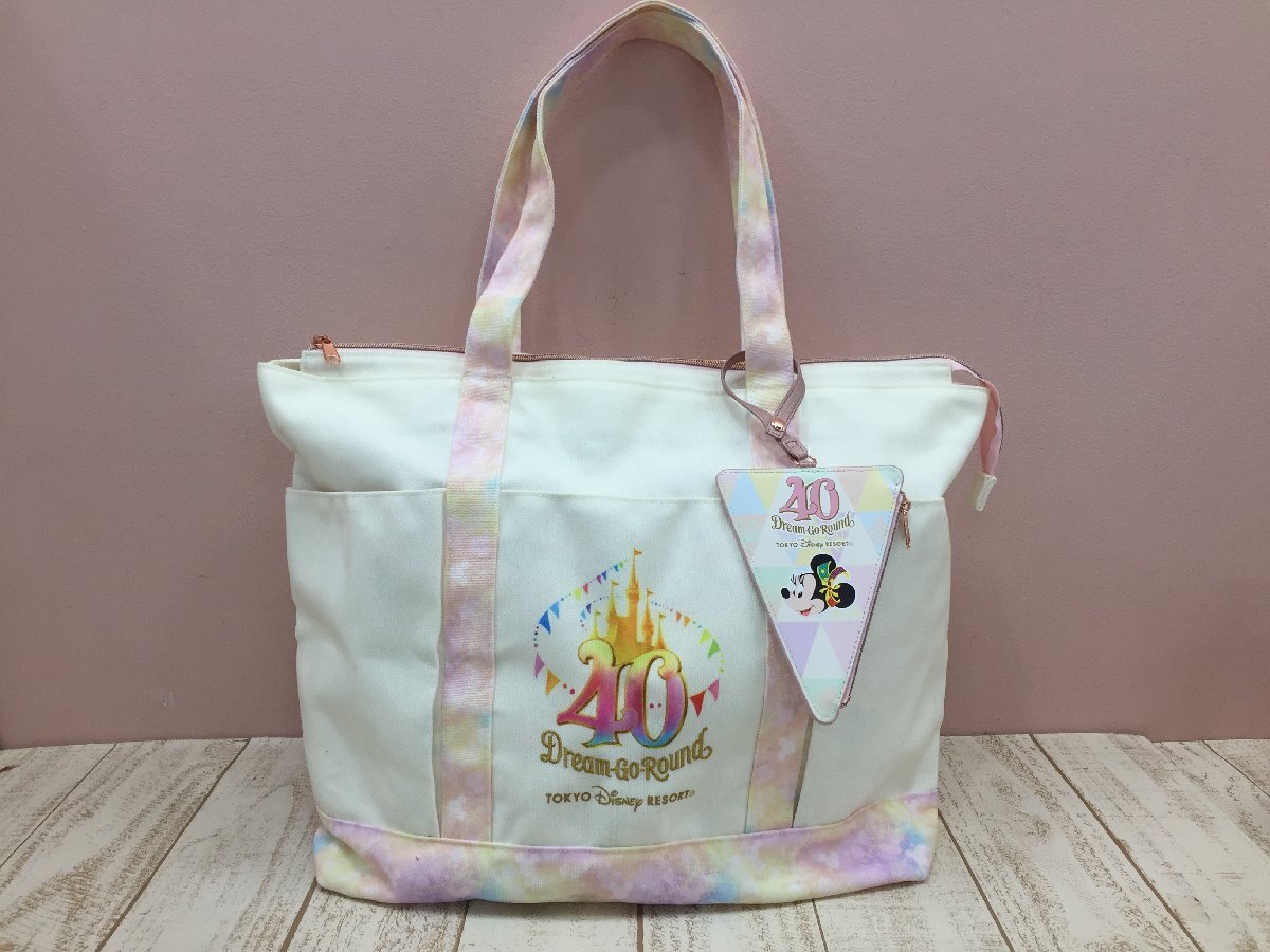 Yahoo!オークション - ディズニー TDR 40周年 トートバッグ ミッキー ...