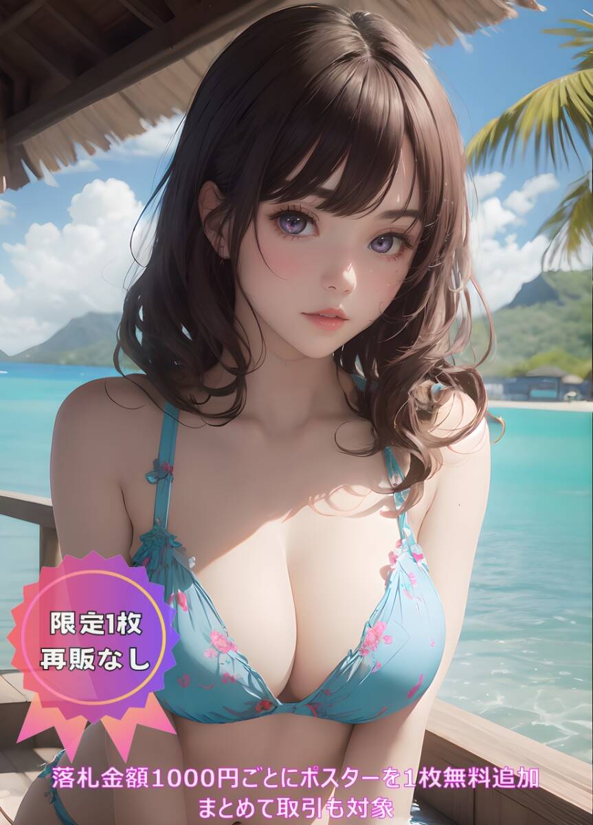 Yahoo!オークション - 1円セール 特典あり 高画質A4ポスター 美少女 ...