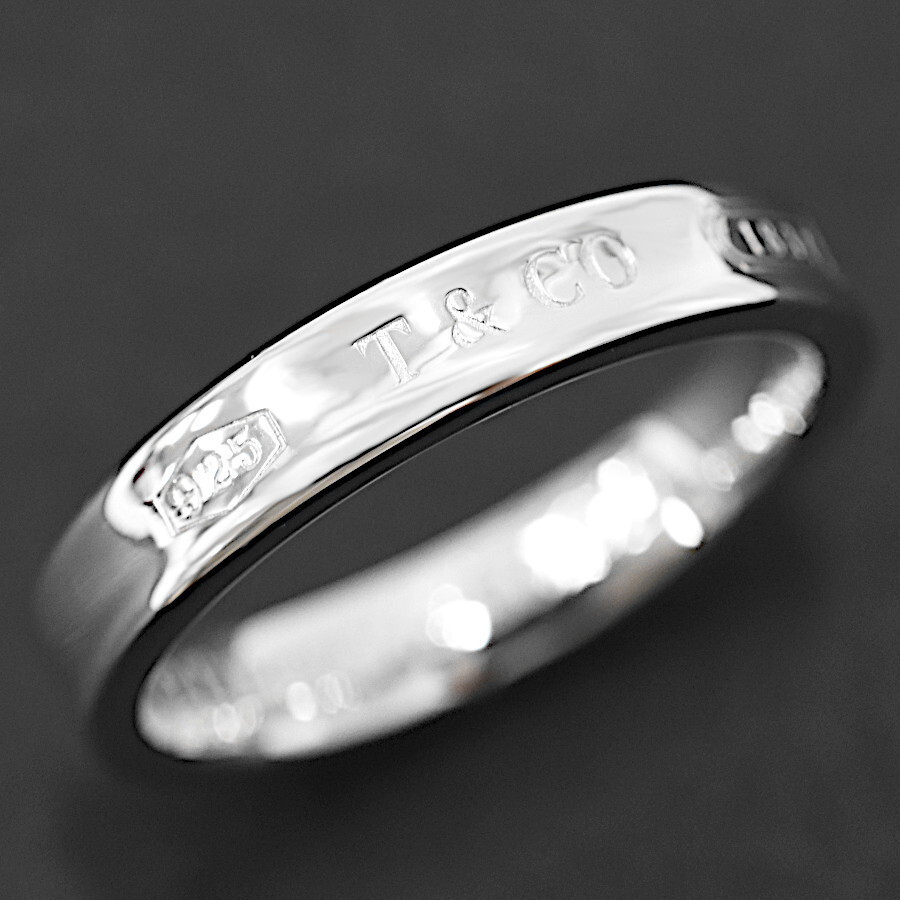 1円 同様 TIFFANY&Co. ティファニー ナローリング 1837 23号 SV925 シルバー E.Bgo.rS-03(シルバー)｜売買されたオークション情報、yahooの商品情報を ...