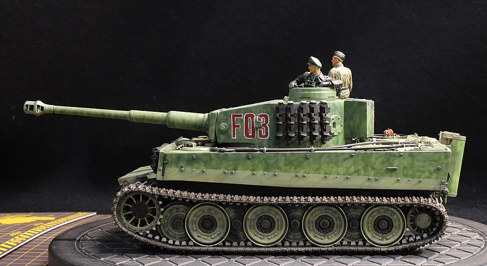 Yahoo!オークション - 1/35 ドイツ軍 タイガーⅠ重戦車（中期型）F03フ...